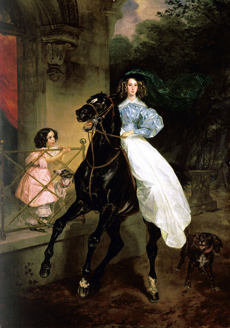 Side Saddle_Karl Bryullov_a